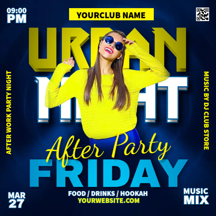 Friday Party Template | PosterMyWall