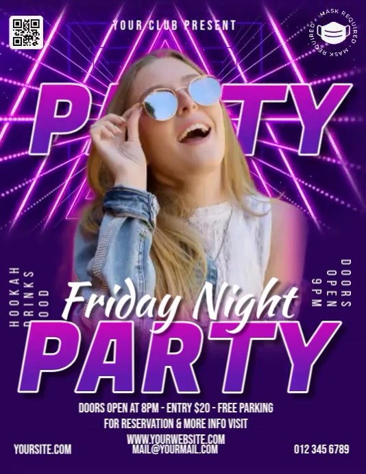 Friday Party Template | PosterMyWall