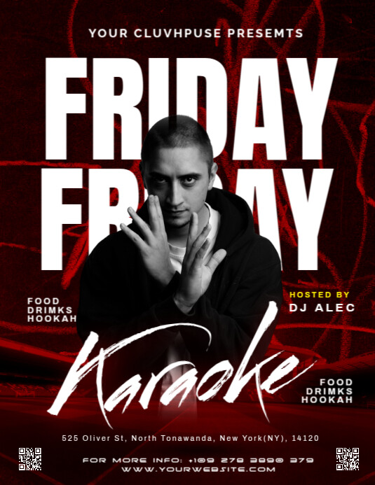 FRIDAY PARTY Template | PosterMyWall