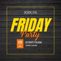Friday Party Template | PosterMyWall