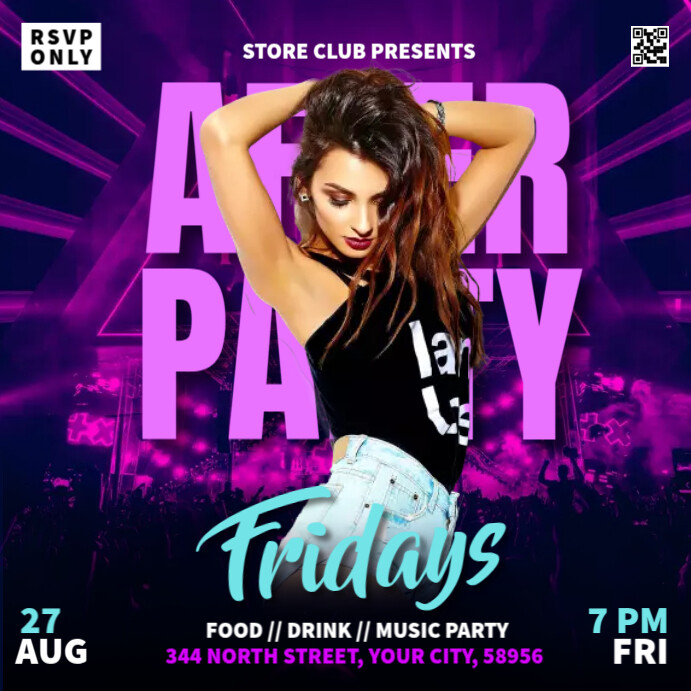 Copy of Friday Party | PosterMyWall