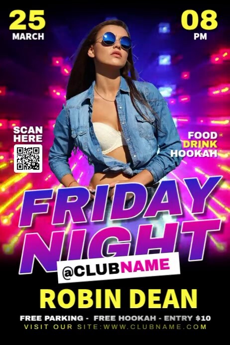Friday Party Template | PosterMyWall