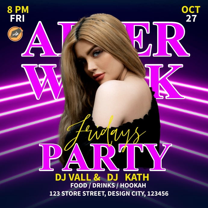 Plantilla de Friday Party | PosterMyWall