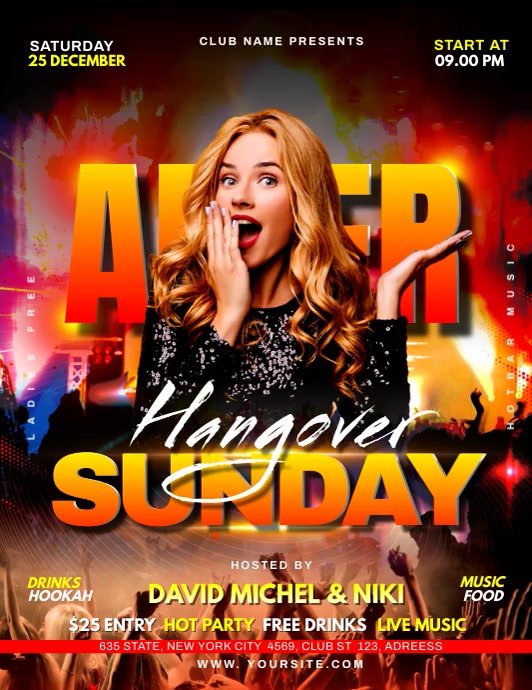 FRIDAY PARTY Template | PosterMyWall