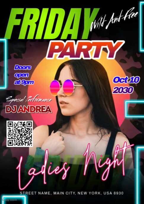 Friday Party Template | PosterMyWall