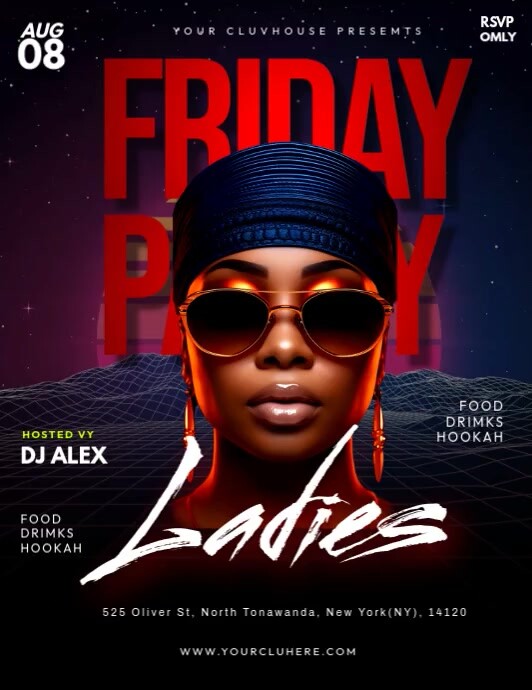 FRIDAY PARTY Template | PosterMyWall