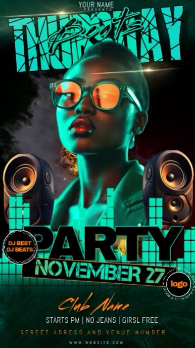 Copy of Friday Party Event Video Template | PosterMyWall
