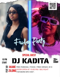 Jeans Party Flyer Template | PosterMyWall