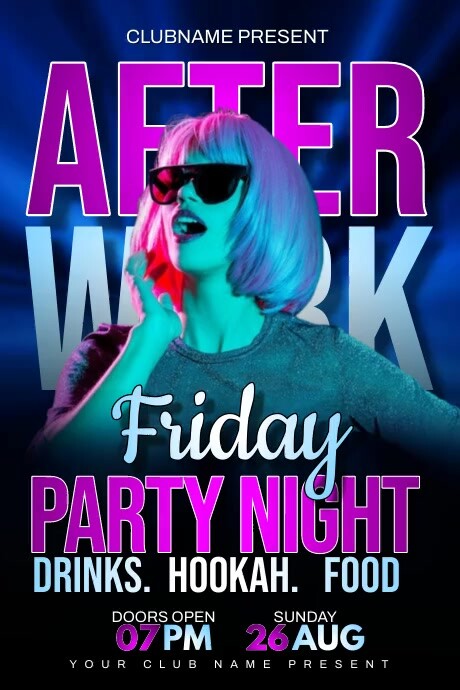 Friday Party Night Template | PosterMyWall