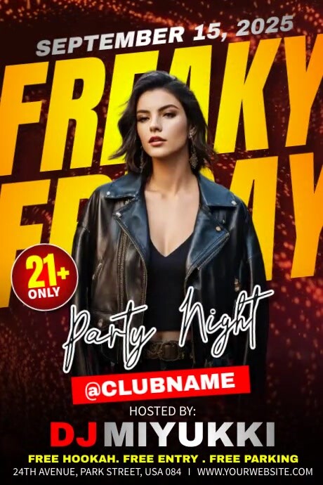 Friday Party Night Template | PosterMyWall