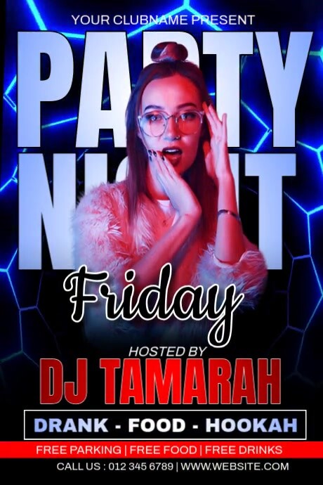 Friday Party Night Template | PosterMyWall