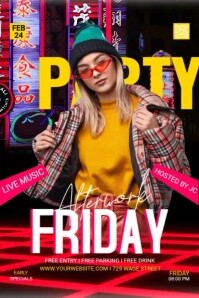 Friday Night Poster Template | PosterMyWall