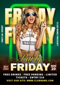 Friday Night Poster Template | PosterMyWall