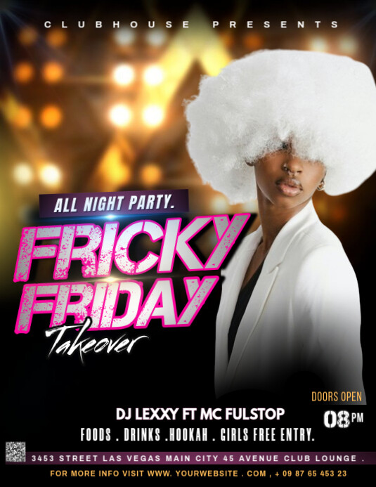 friday party posters Template | PosterMyWall