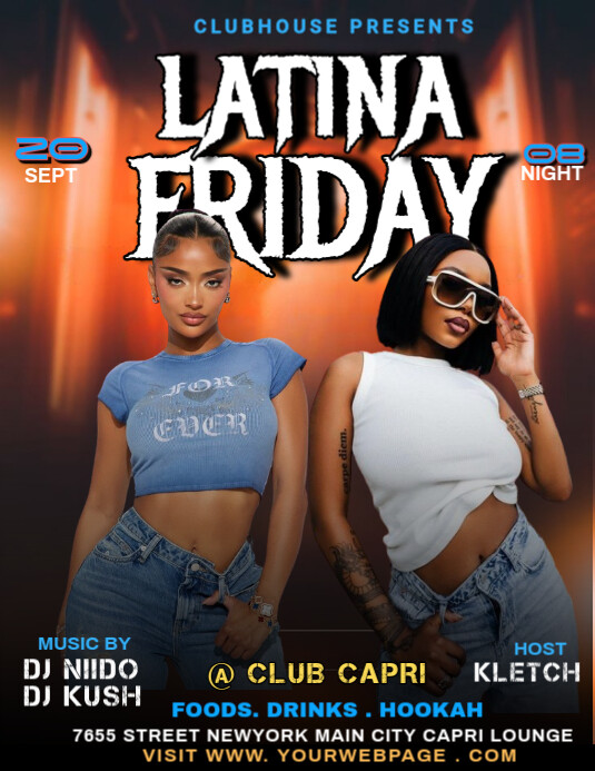 Plantilla de friday party posters | PosterMyWall