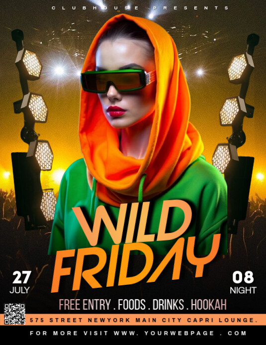 friday party posters Template | PosterMyWall
