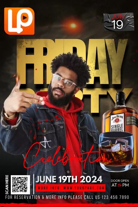 Friday Party Template | PosterMyWall