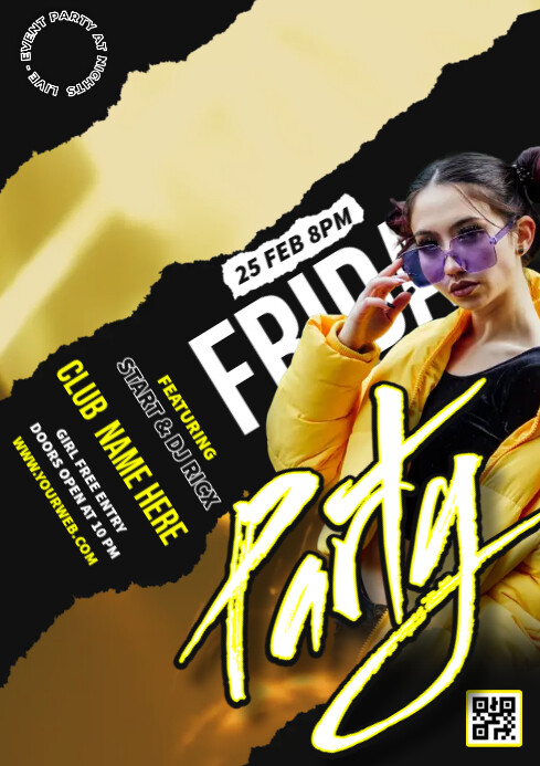 Friday Party Template | PosterMyWall
