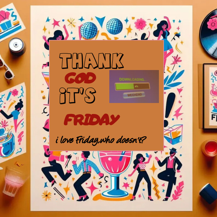 Plantilla de Friday poster | PosterMyWall