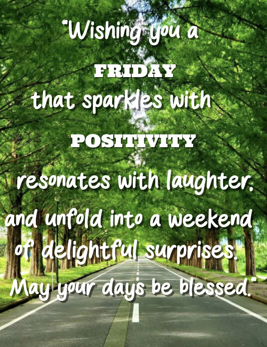 Friday quote Template | PosterMyWall