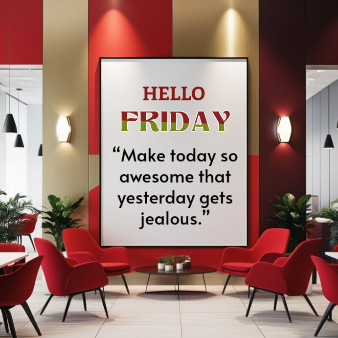 Friday Quotes Template | PosterMyWall