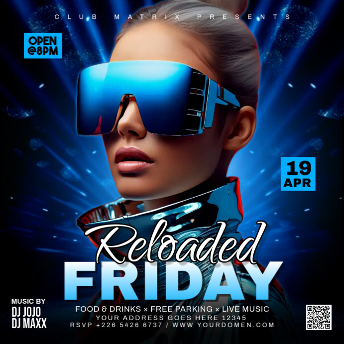 Friday Reloaded Template | PosterMyWall