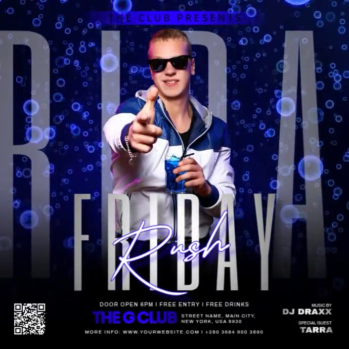 Copy of Friday Rush | PosterMyWall