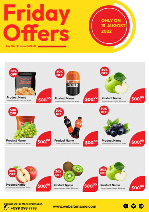 Copy of Friday Sale Flyer | PosterMyWall