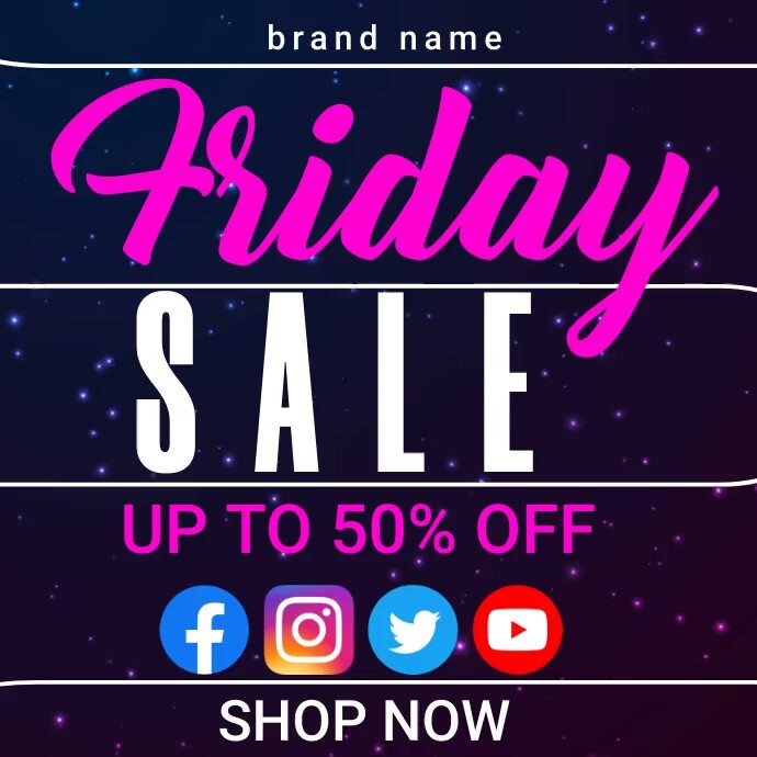 friday sale template | PosterMyWall