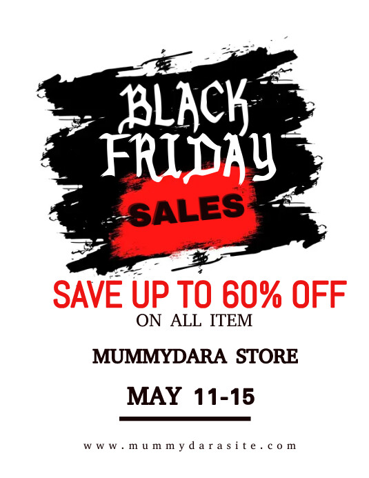 Plantilla de Friday sales | PosterMyWall