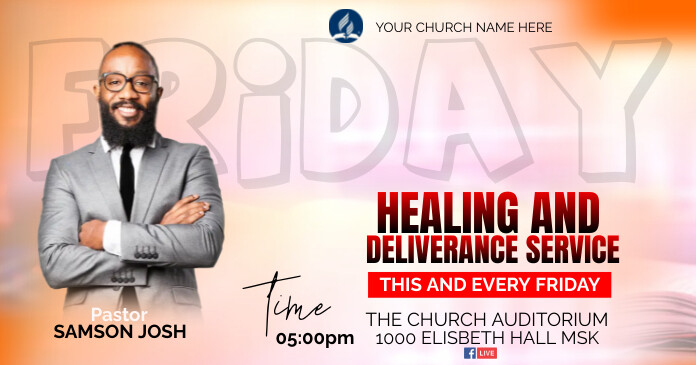 FRIDAY SERCICE Template | PosterMyWall