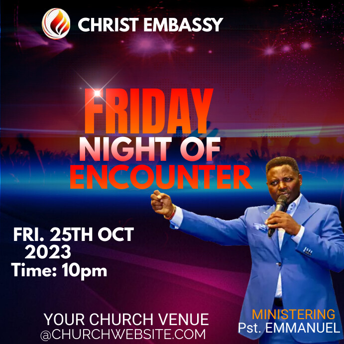 FRIDAY SERVICE Template | PosterMyWall