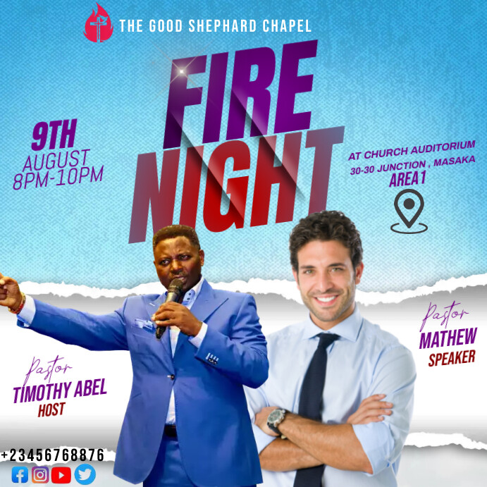 Friday service Template | PosterMyWall