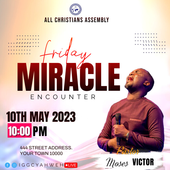 Friday service Template | PosterMyWall