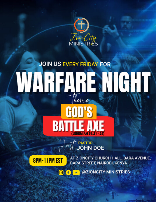 friday service Template | PosterMyWall