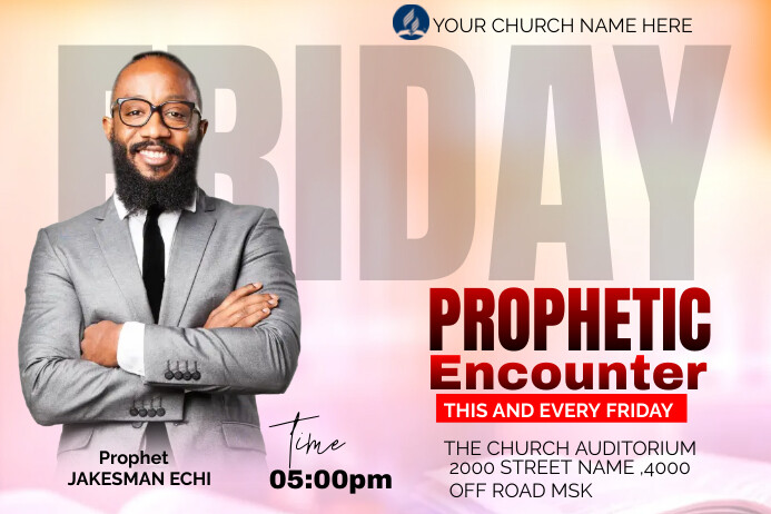 FRIDAY SERVICE Template | PosterMyWall