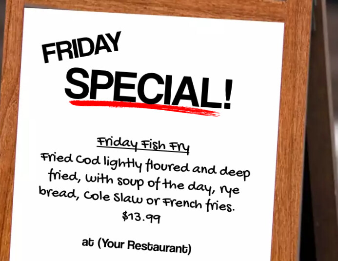 Plantilla de Friday Special | PosterMyWall