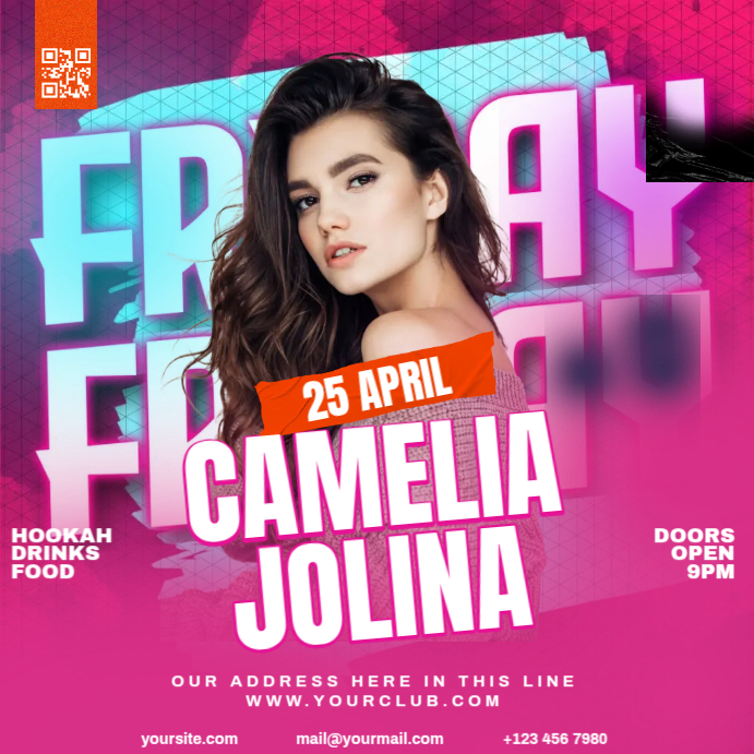 Friday Special Guest Party Template | PosterMyWall