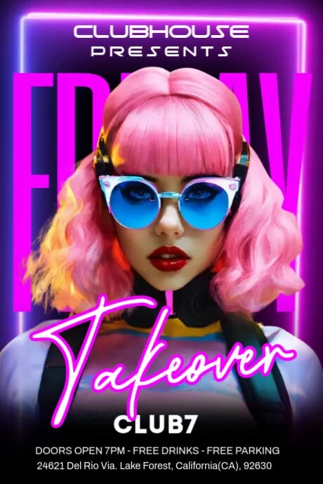 Friday Takeover Template | PosterMyWall