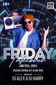 Friday Music Takeover Template | PosterMyWall