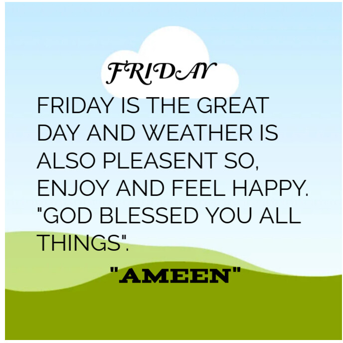 Friday template Instagram post | PosterMyWall