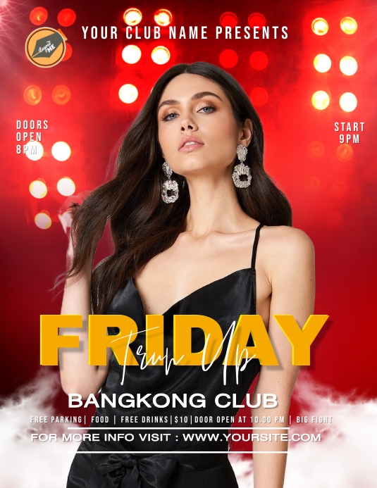 Copy of Friday Turn Up Party | PosterMyWall