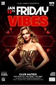 Friday Night Party Poster Template | PosterMyWall