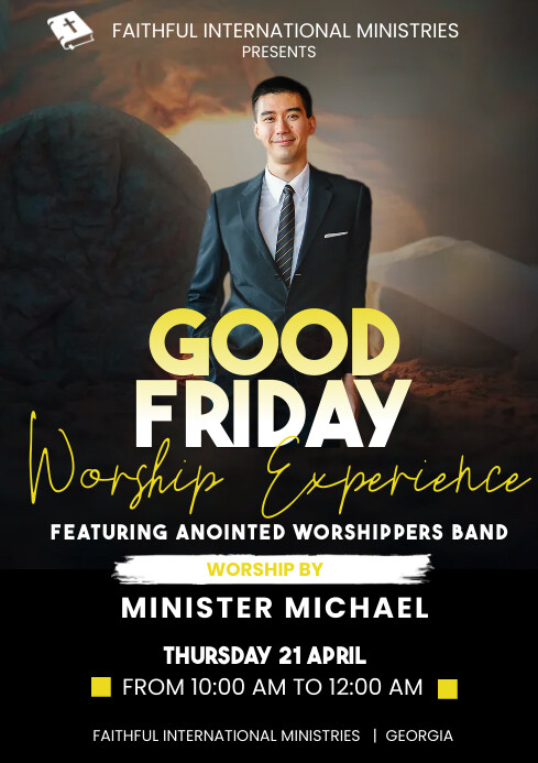 Copy of FRIDAY WORSHIP | PosterMyWall