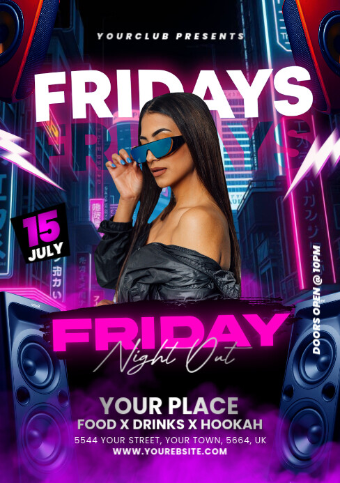 Fridays Night Flyer Template | PosterMyWall