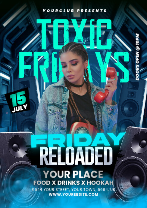Plantilla de Fridays Night Flyer | PosterMyWall