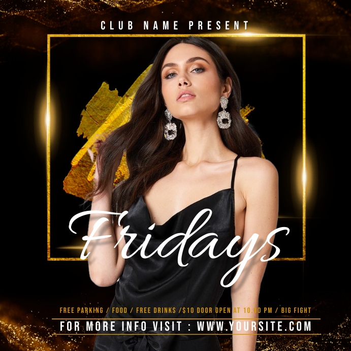 Fridays Party Template | PosterMyWall