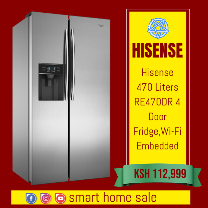 fridge ad sale Template | PosterMyWall