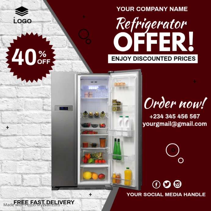 Copy of fridge sale | PosterMyWall