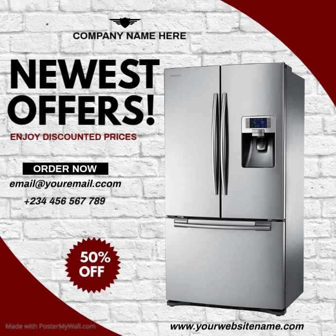 Copy of fridge sales | PosterMyWall